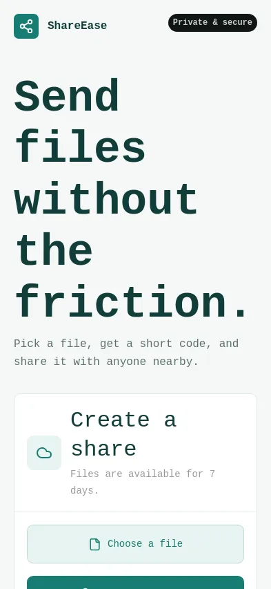 ShareEase Mobile