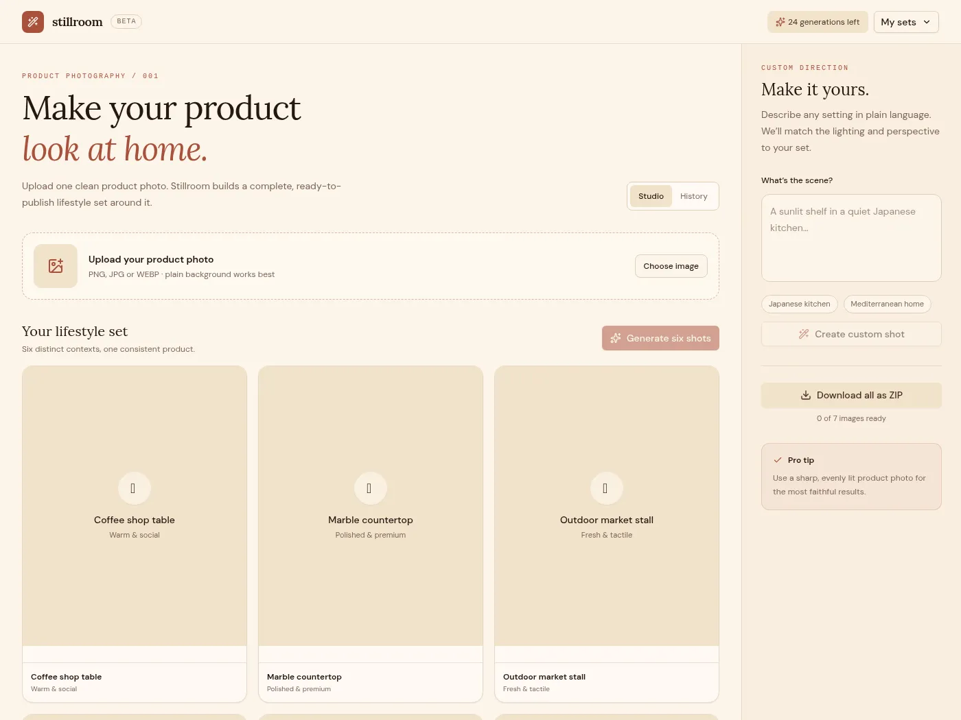 AI Product Photo Studio