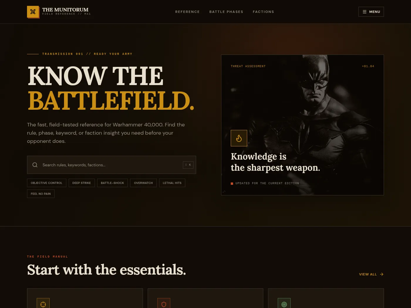 Warhammer 40K Knowledge Hub