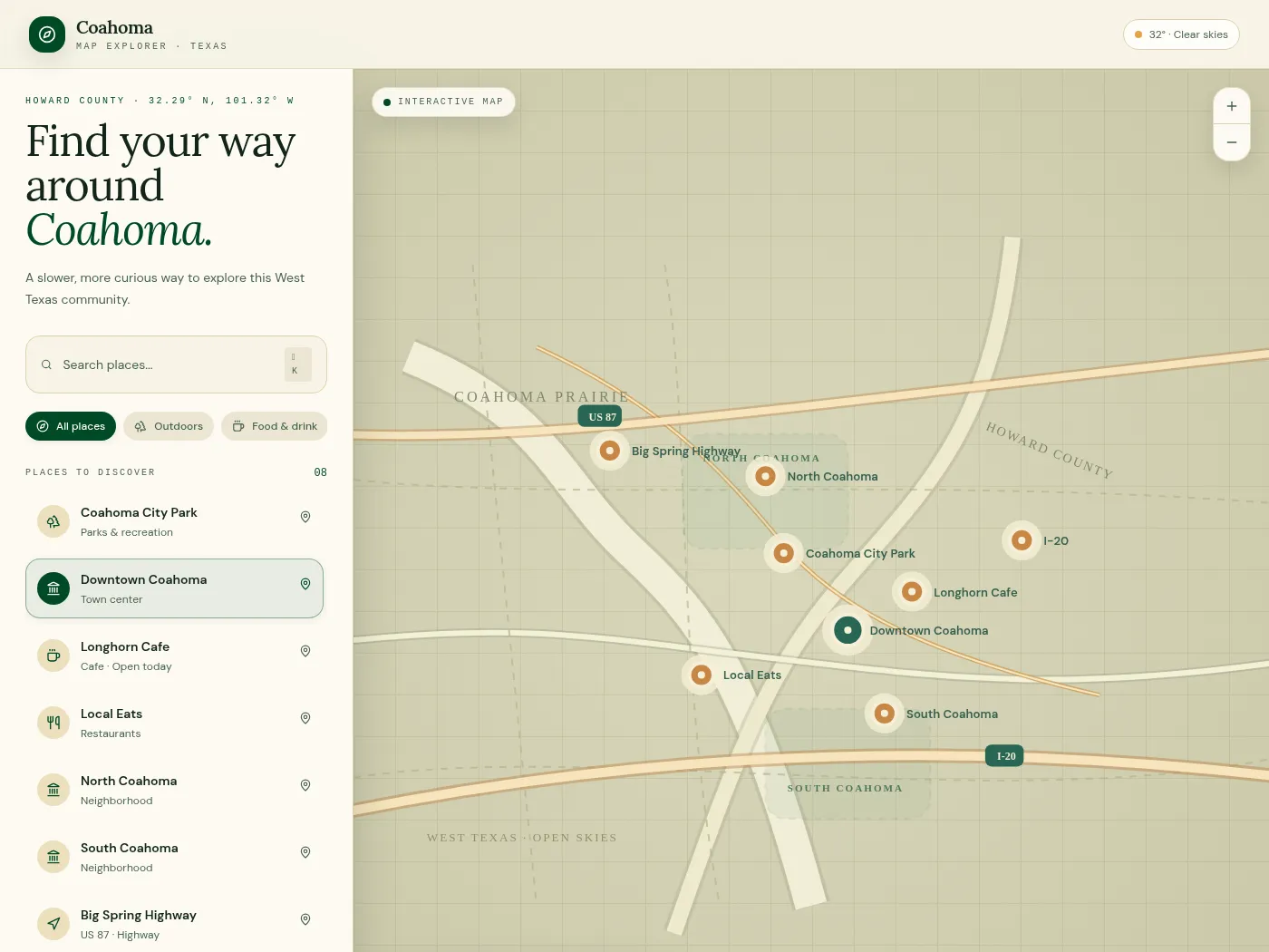 Coahoma Map Explorer
