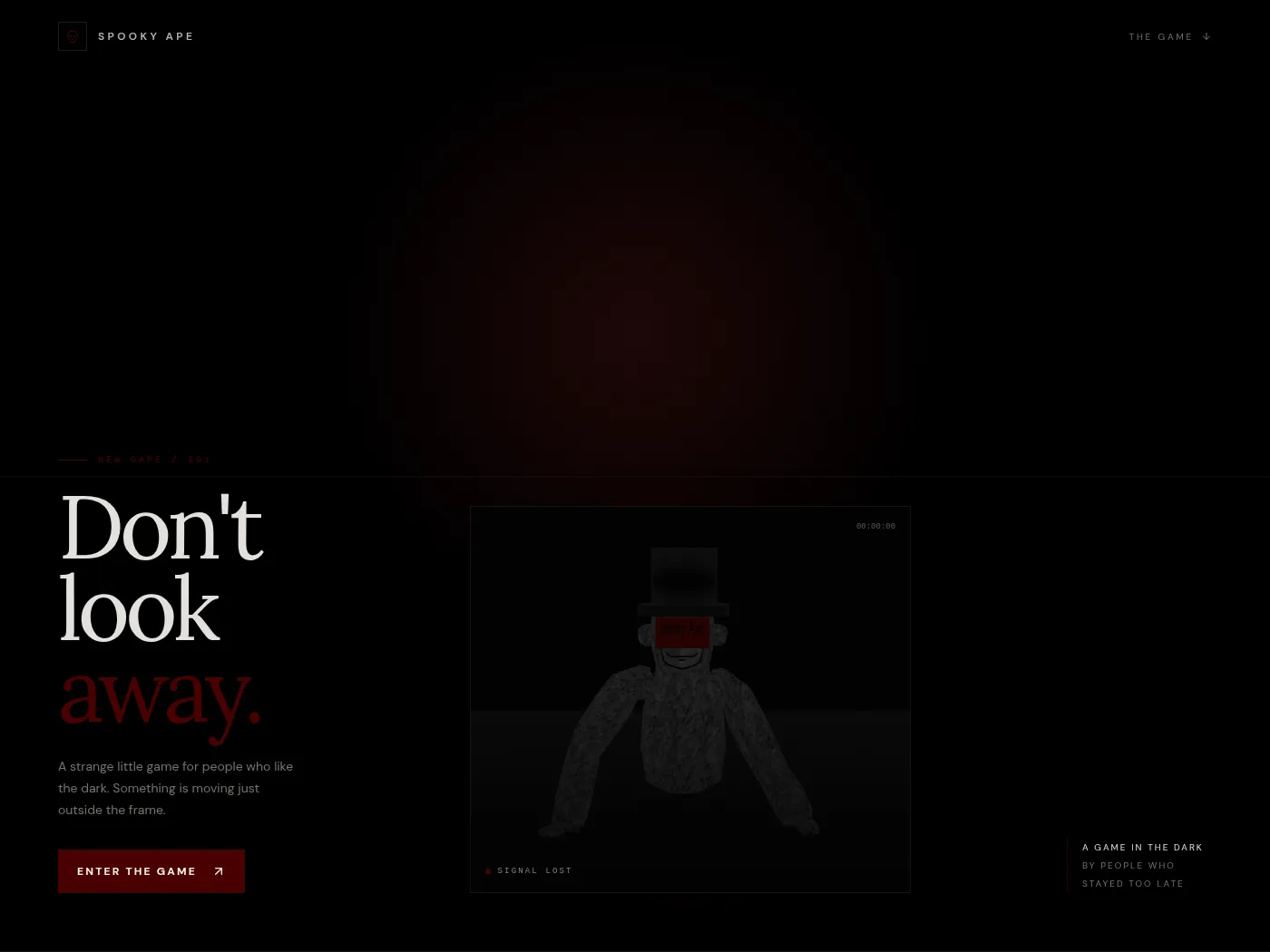 Spooky Ape Game Hub