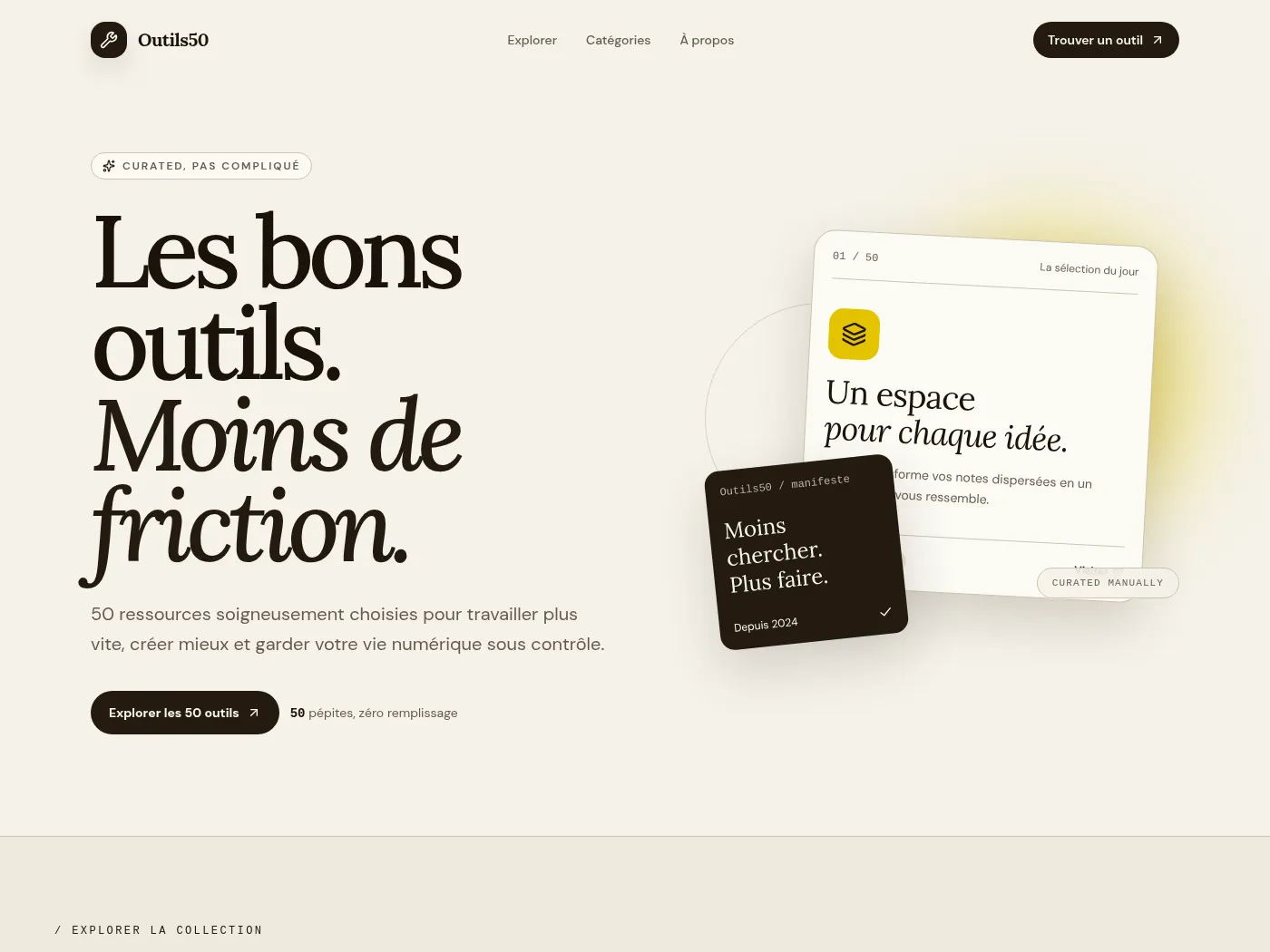 Outils50 Hub