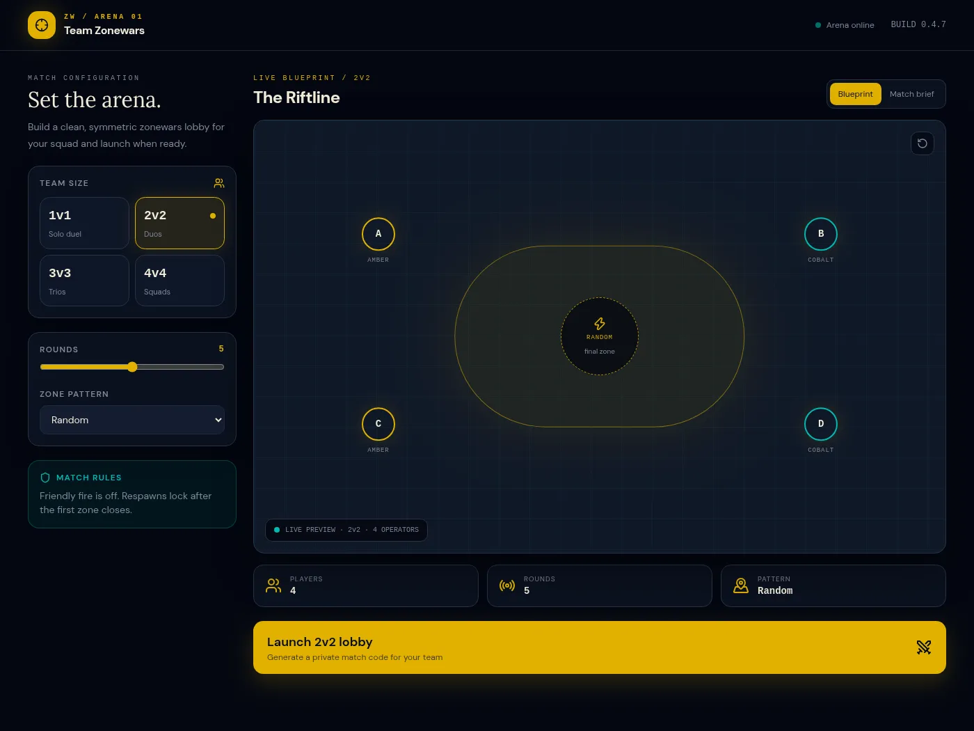 Team Zonewars Arena