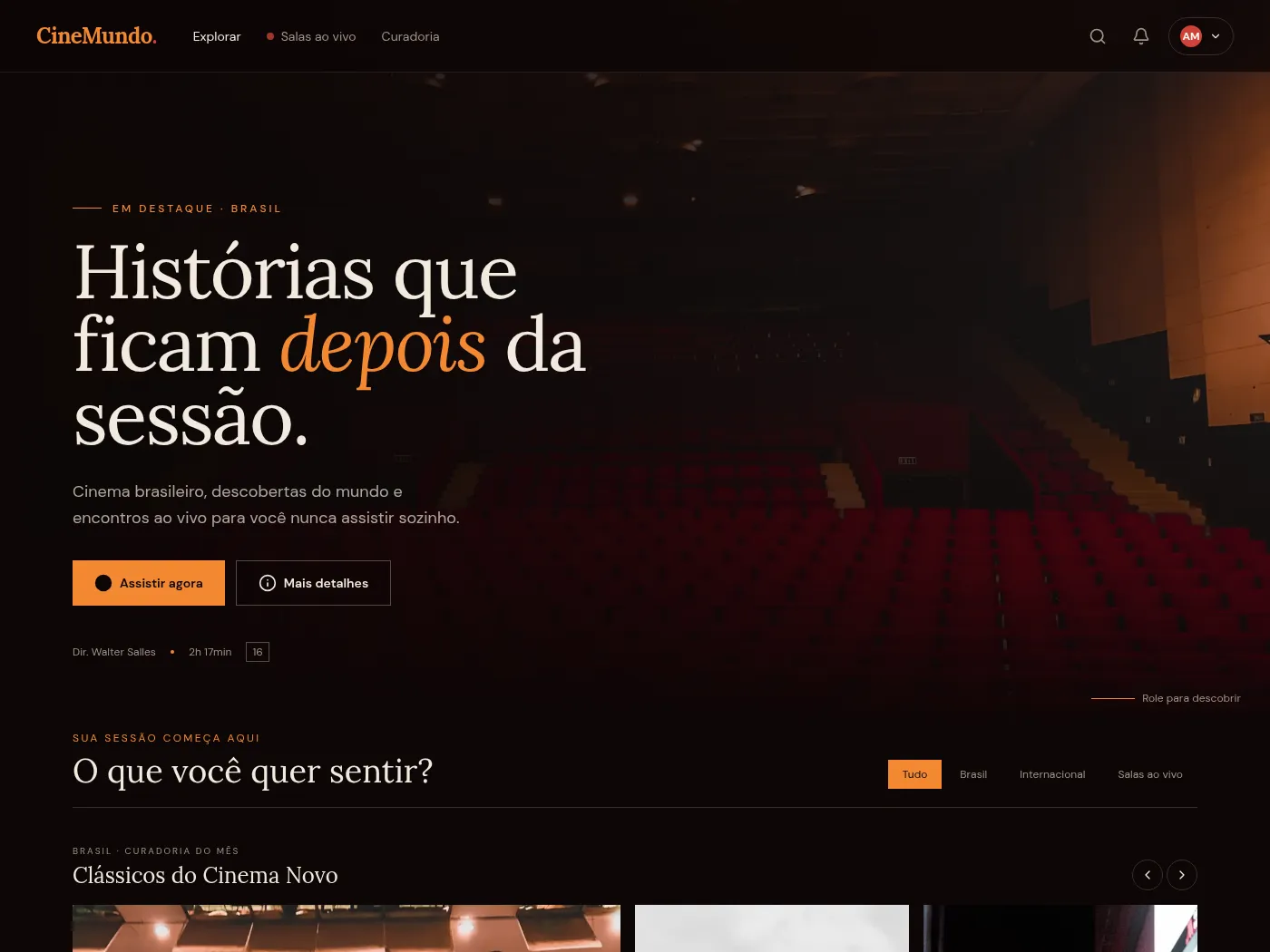CineMundo Streaming Platform
