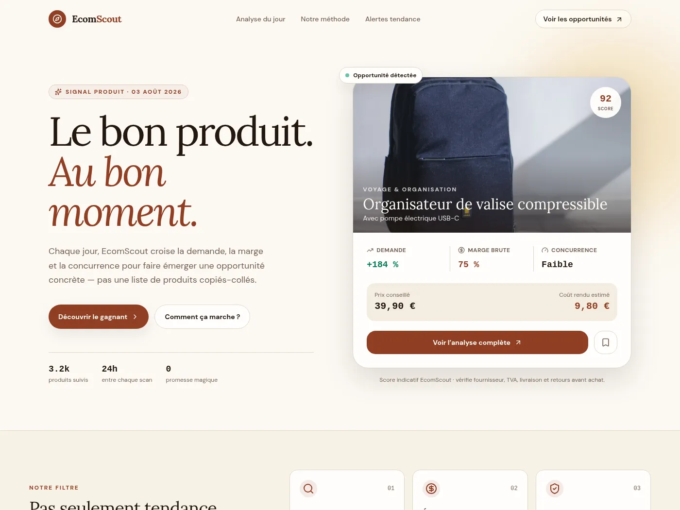 EcomScout Product Finder