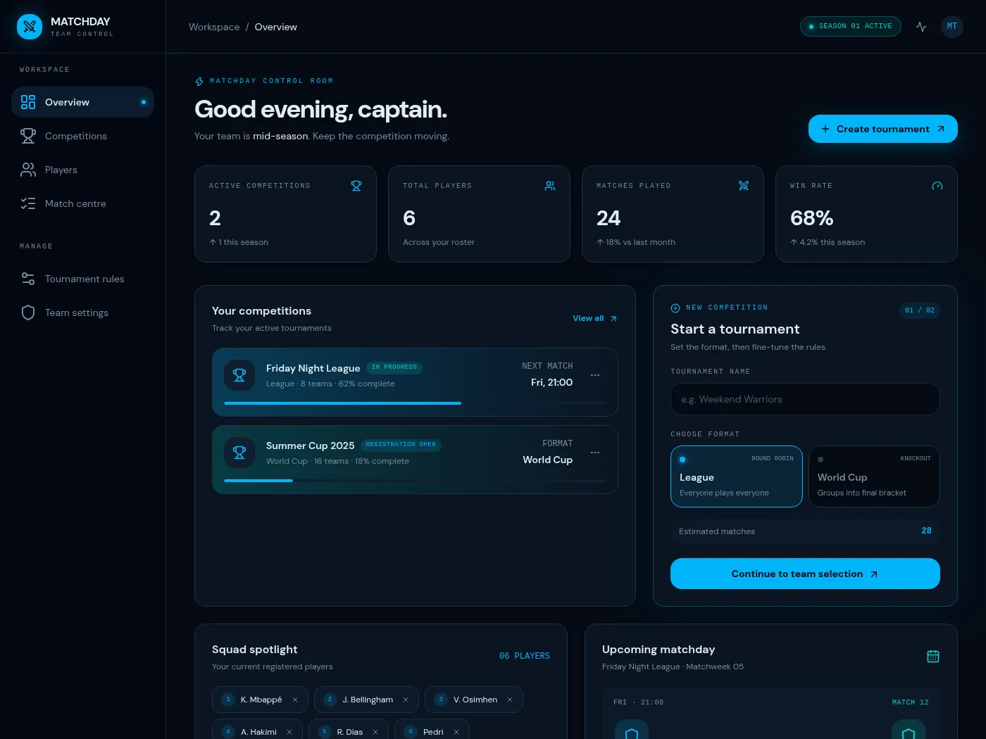 Efootball League Creator