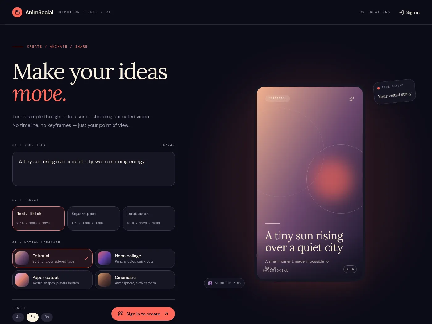 AnimSocial Video Maker
