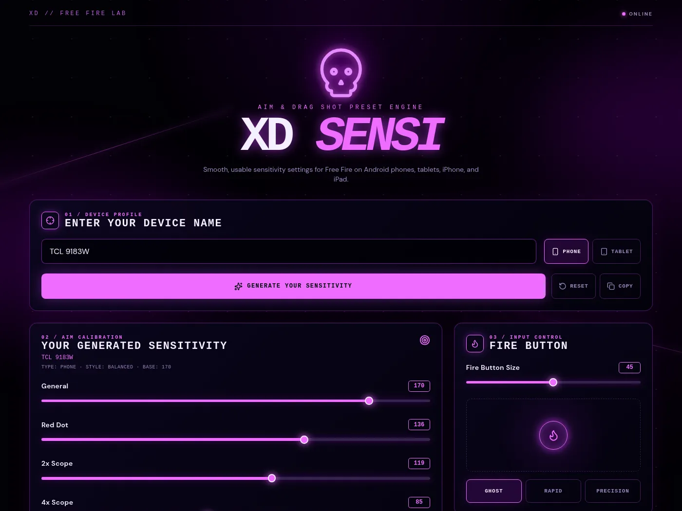 XD SENSI Generator (Remix)
