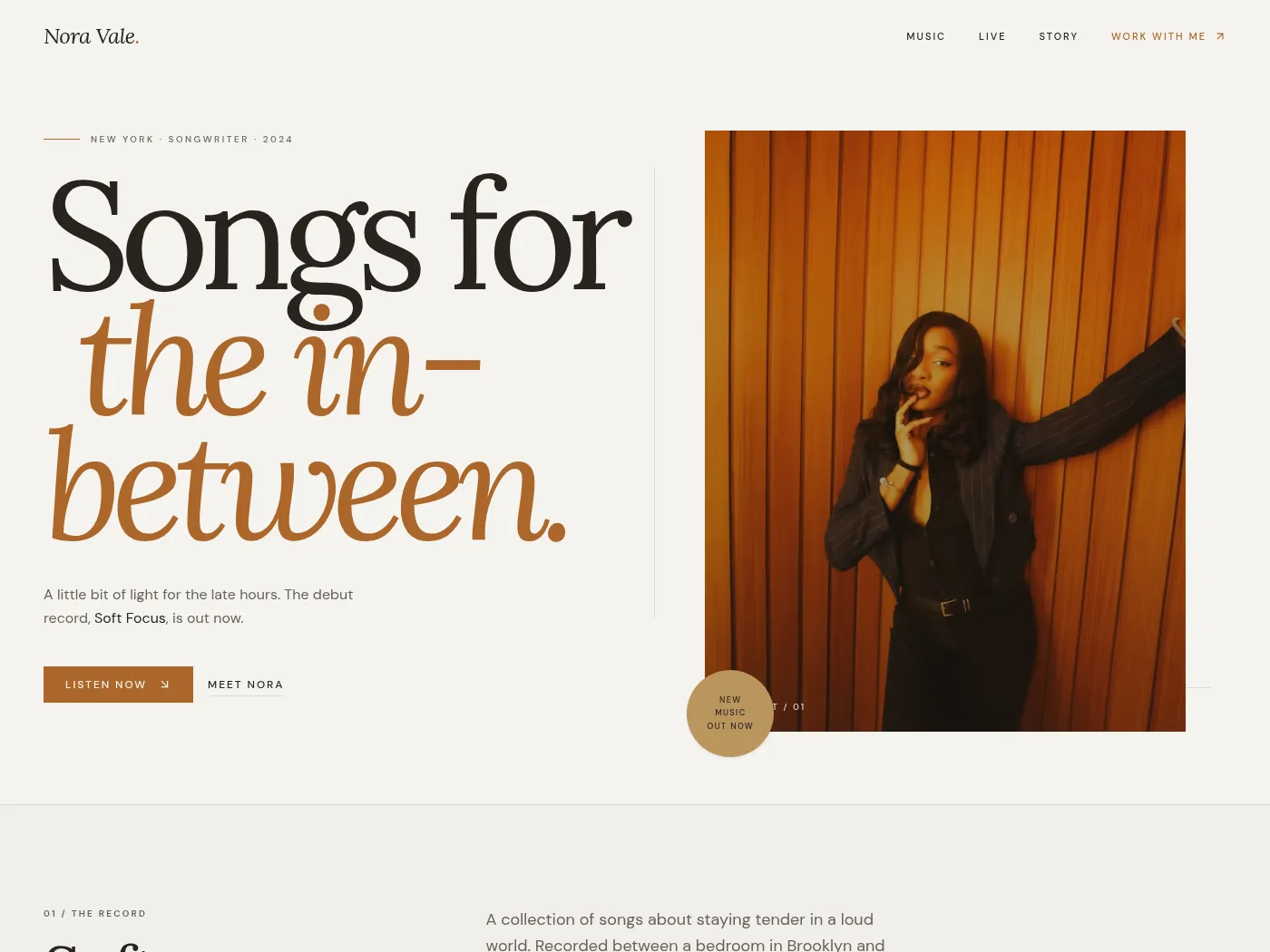 Musician Portfolio Web