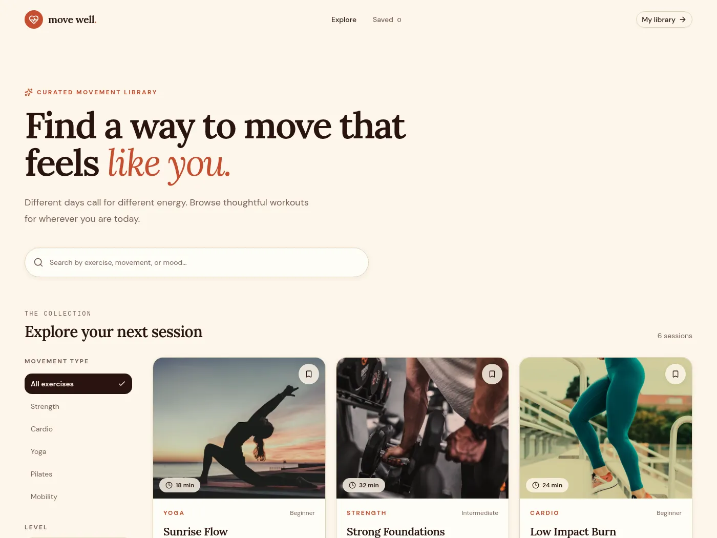 Exercise Explorer