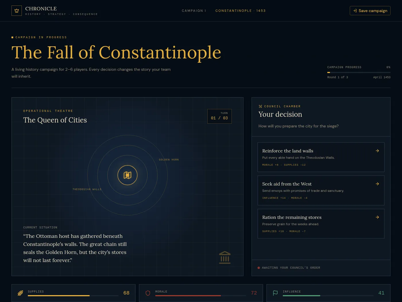 Epic History Strategy