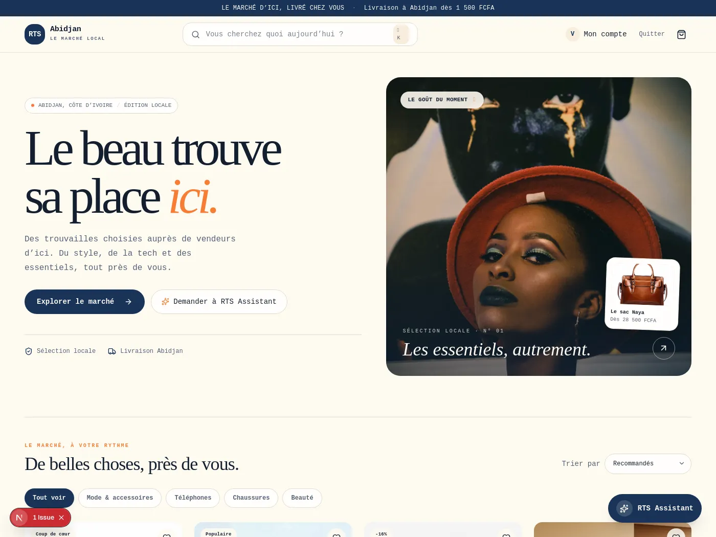 RTS Abidjan Marketplace