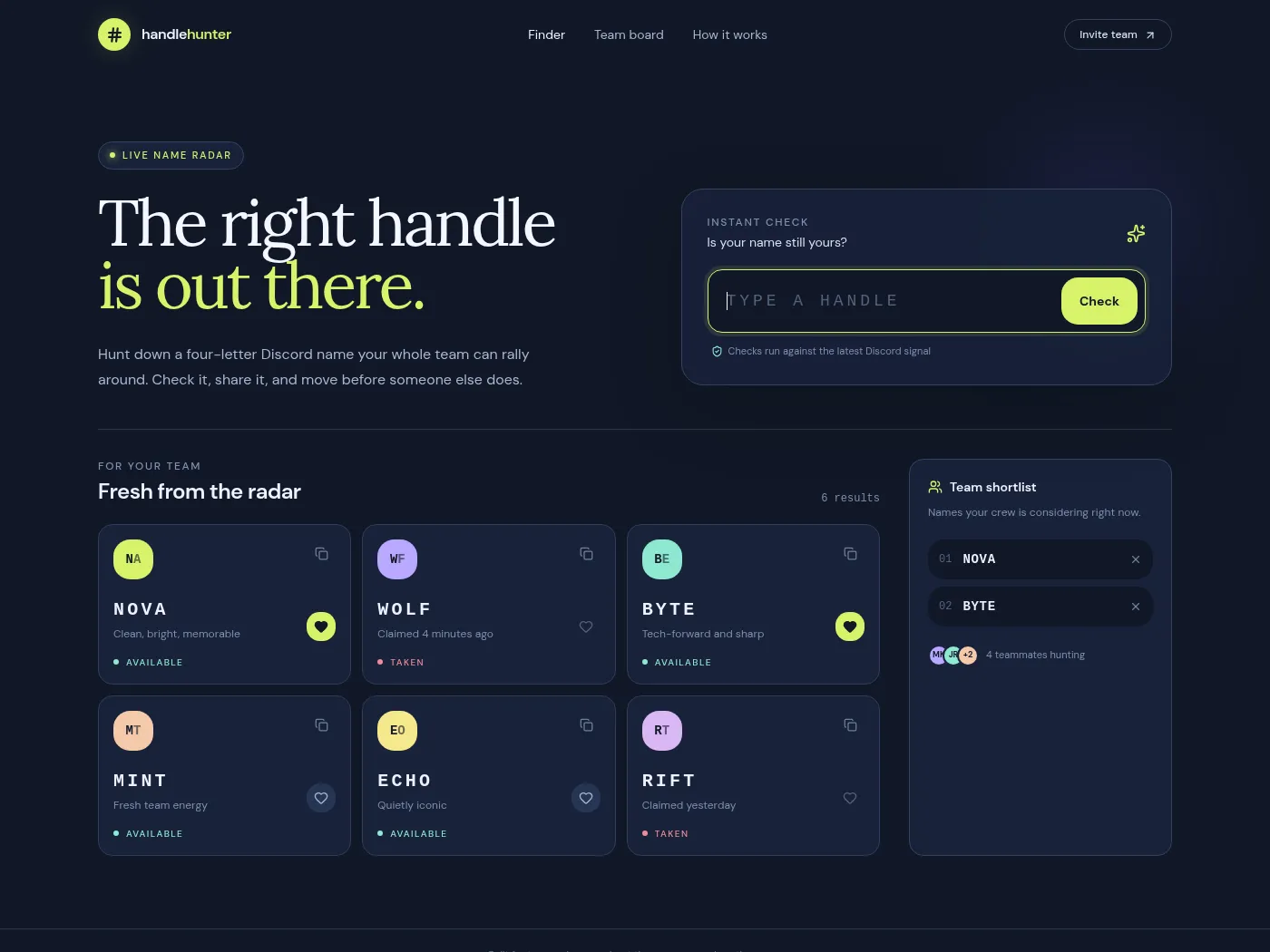 Discord Handle Hunter