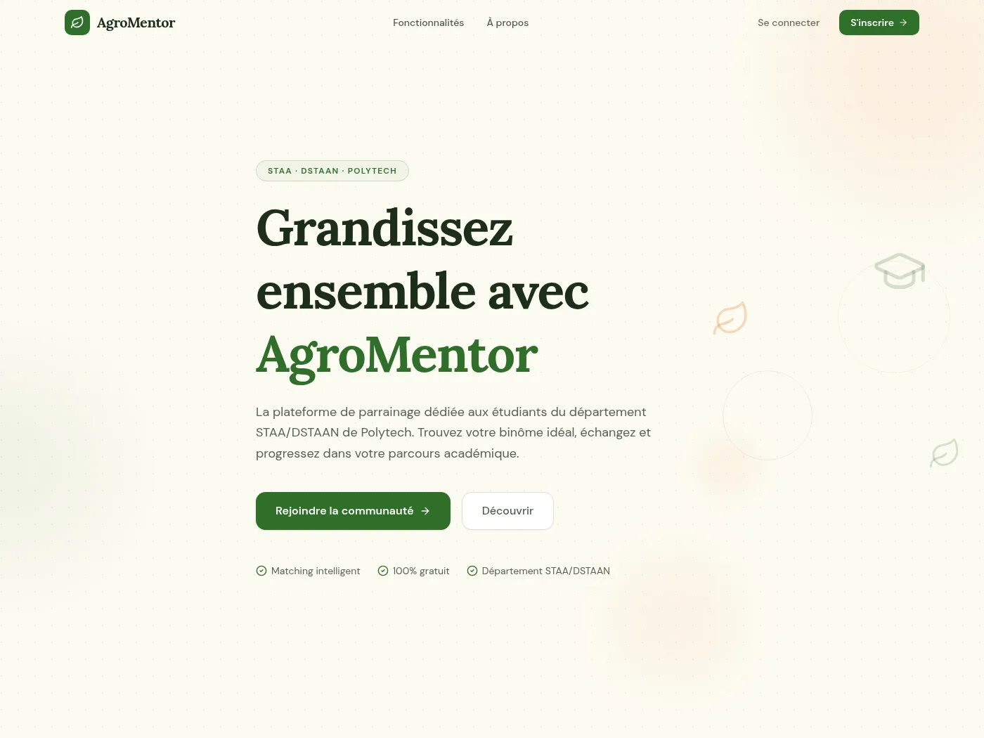 AgroMentor Student Platform