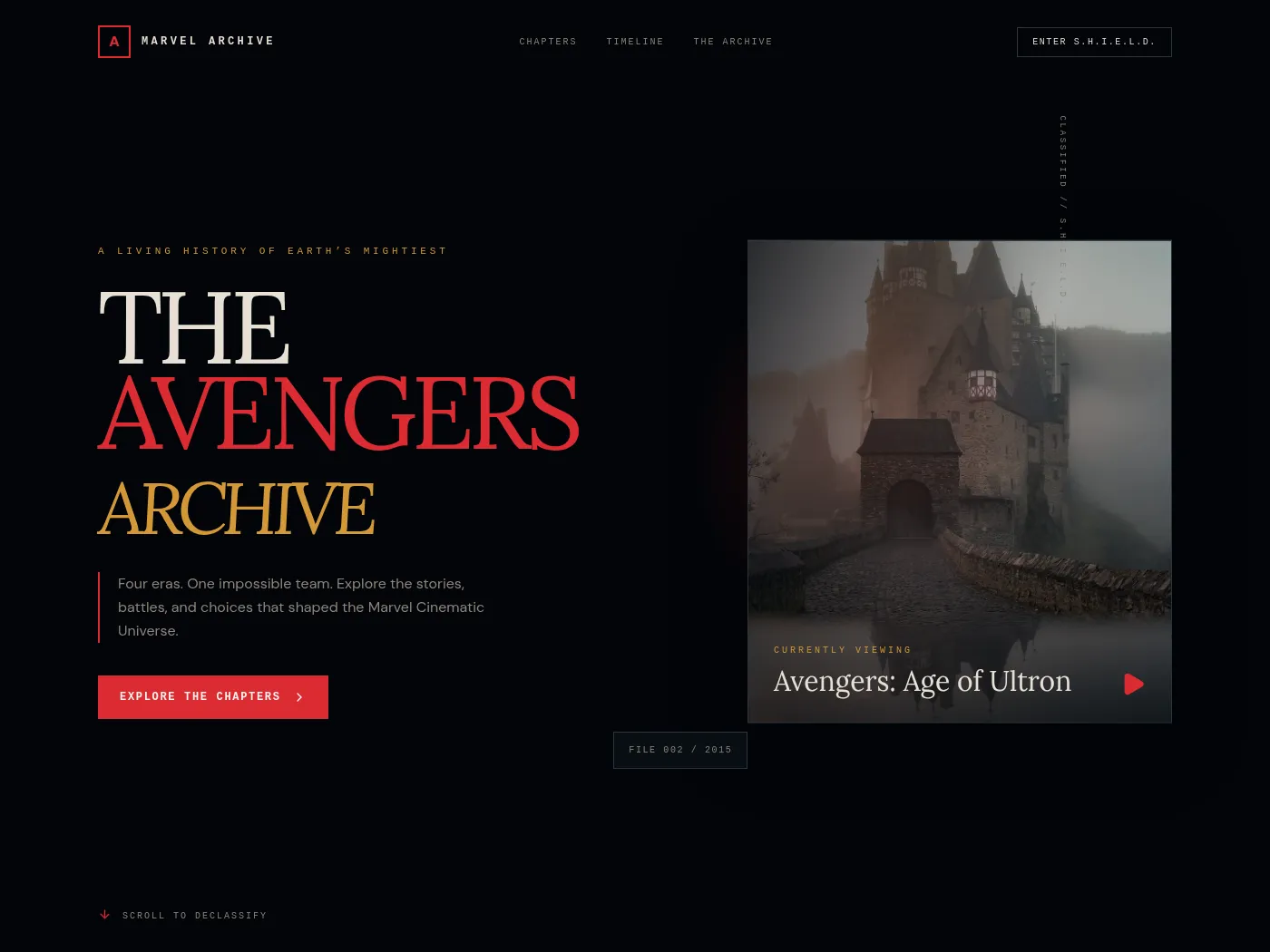 Avengers MCU Explorer