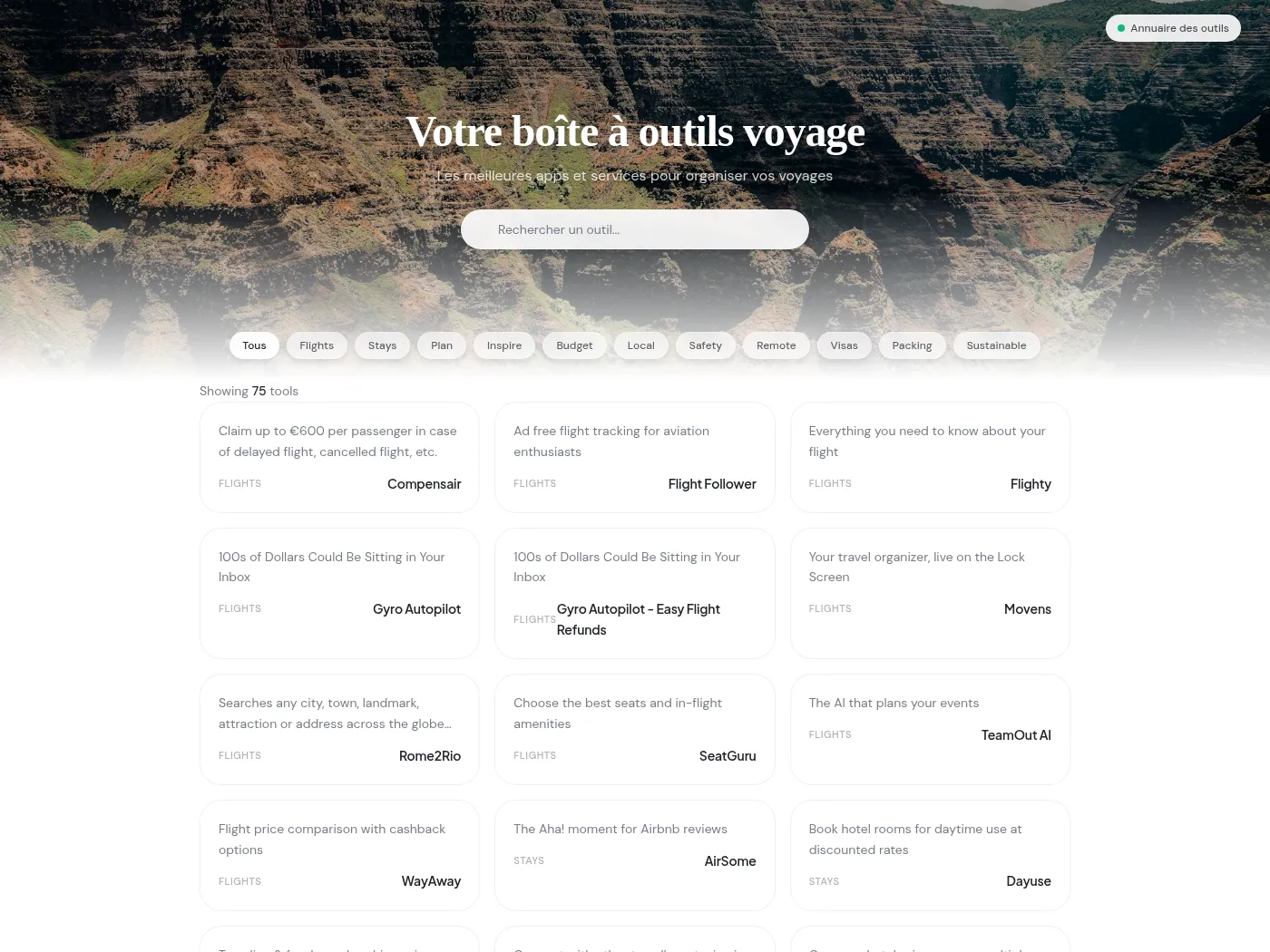 Travel Toolkit Hub