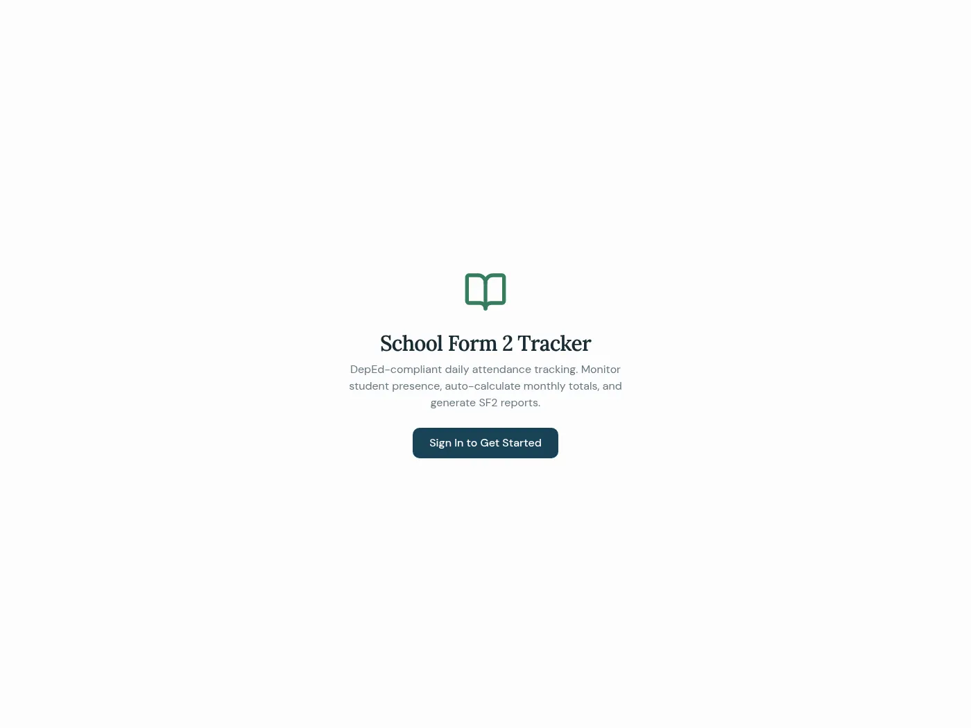 School Attendance Tracker