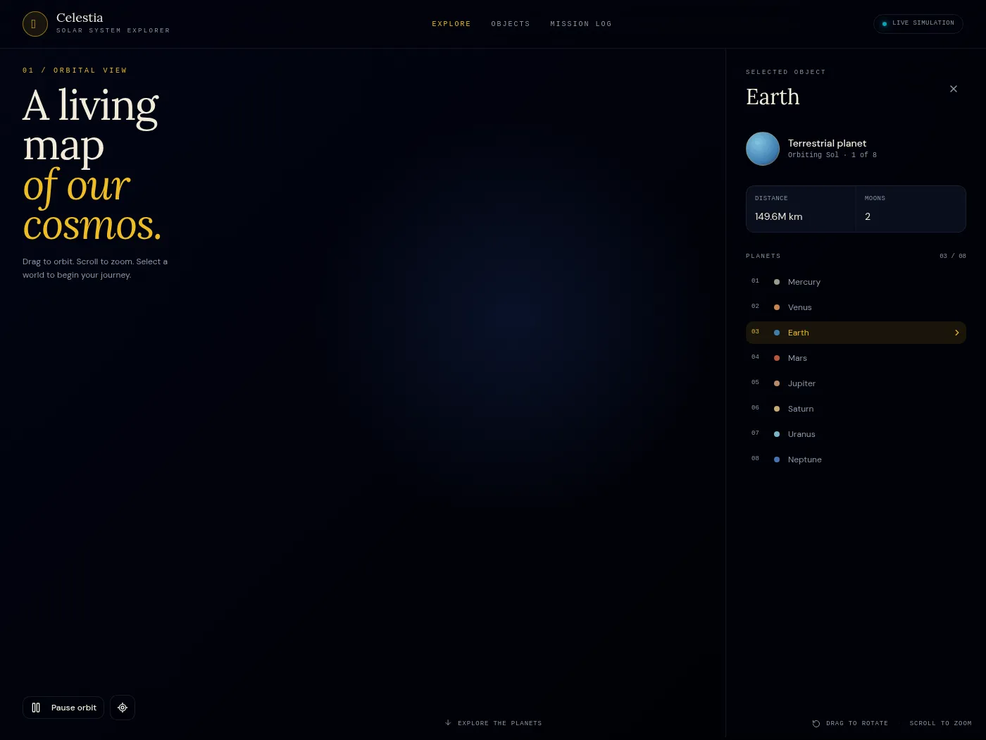 Solar System Explorer
