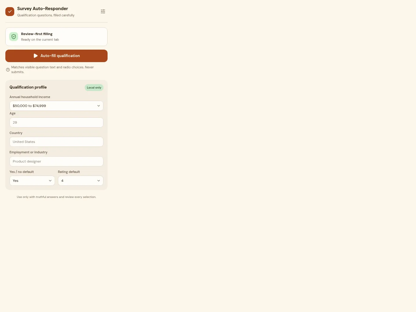 Survey Auto-Responder