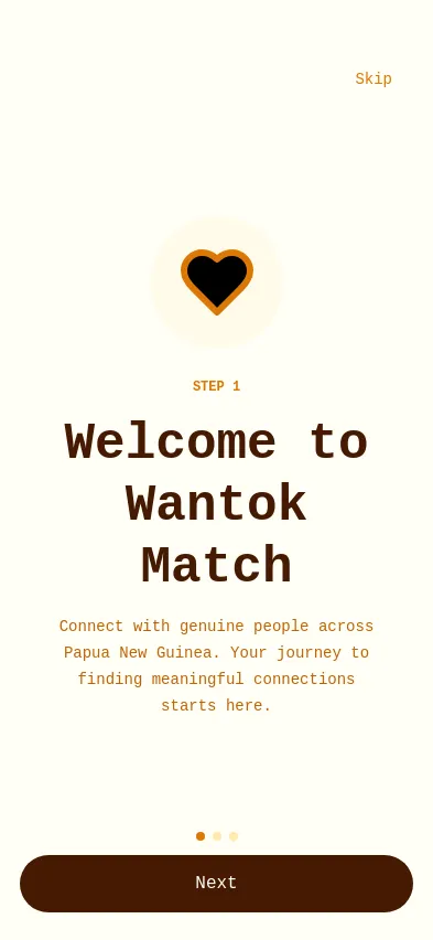 Wantok Match Dating App