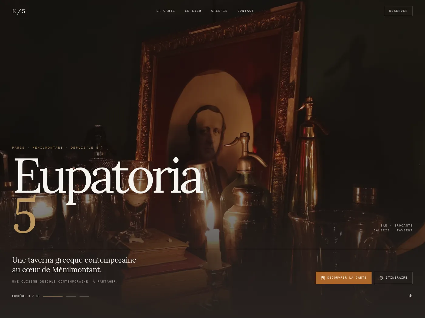 Eupatoria 5 Paris Website