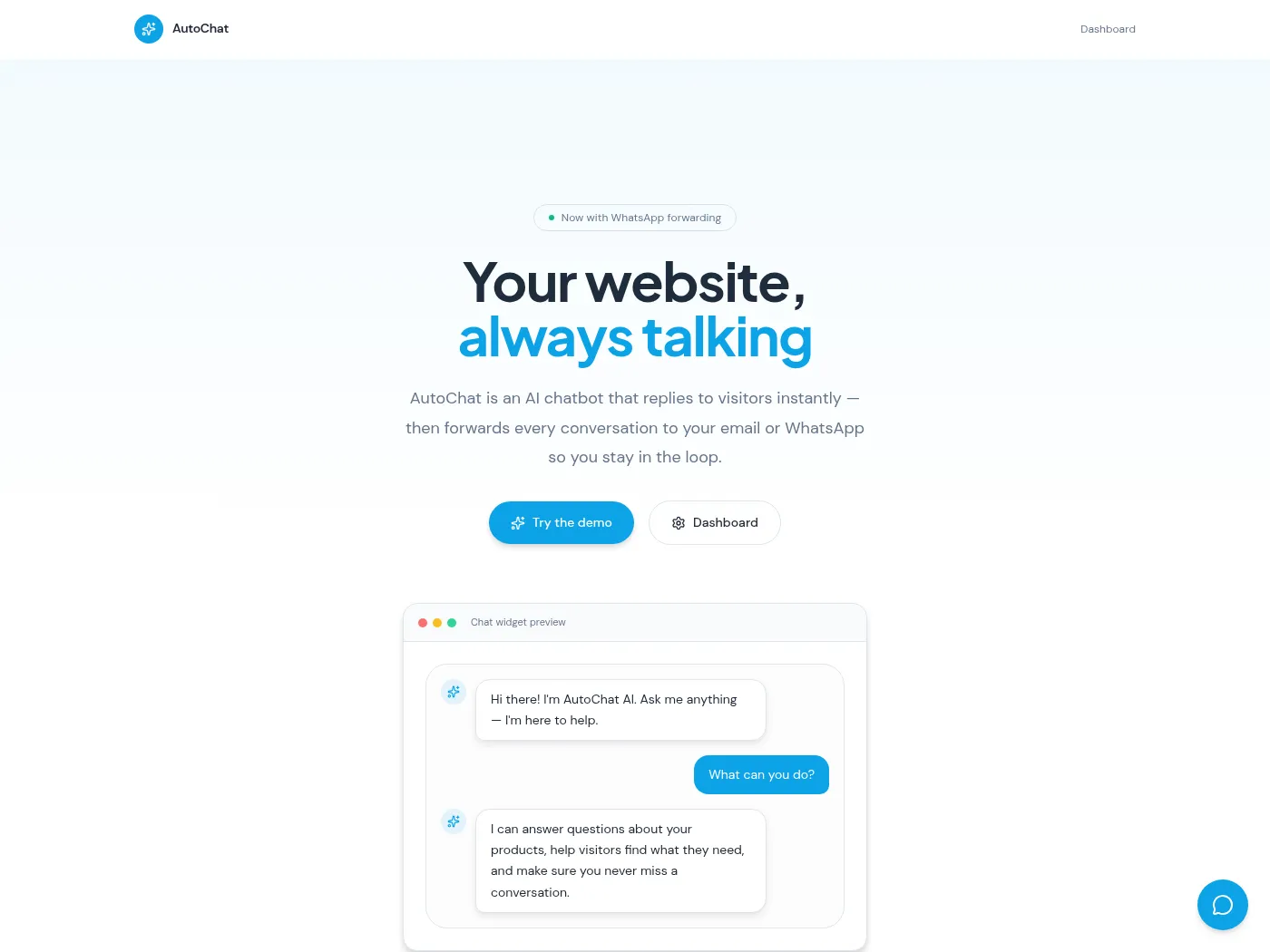 AutoChat AI Assistant