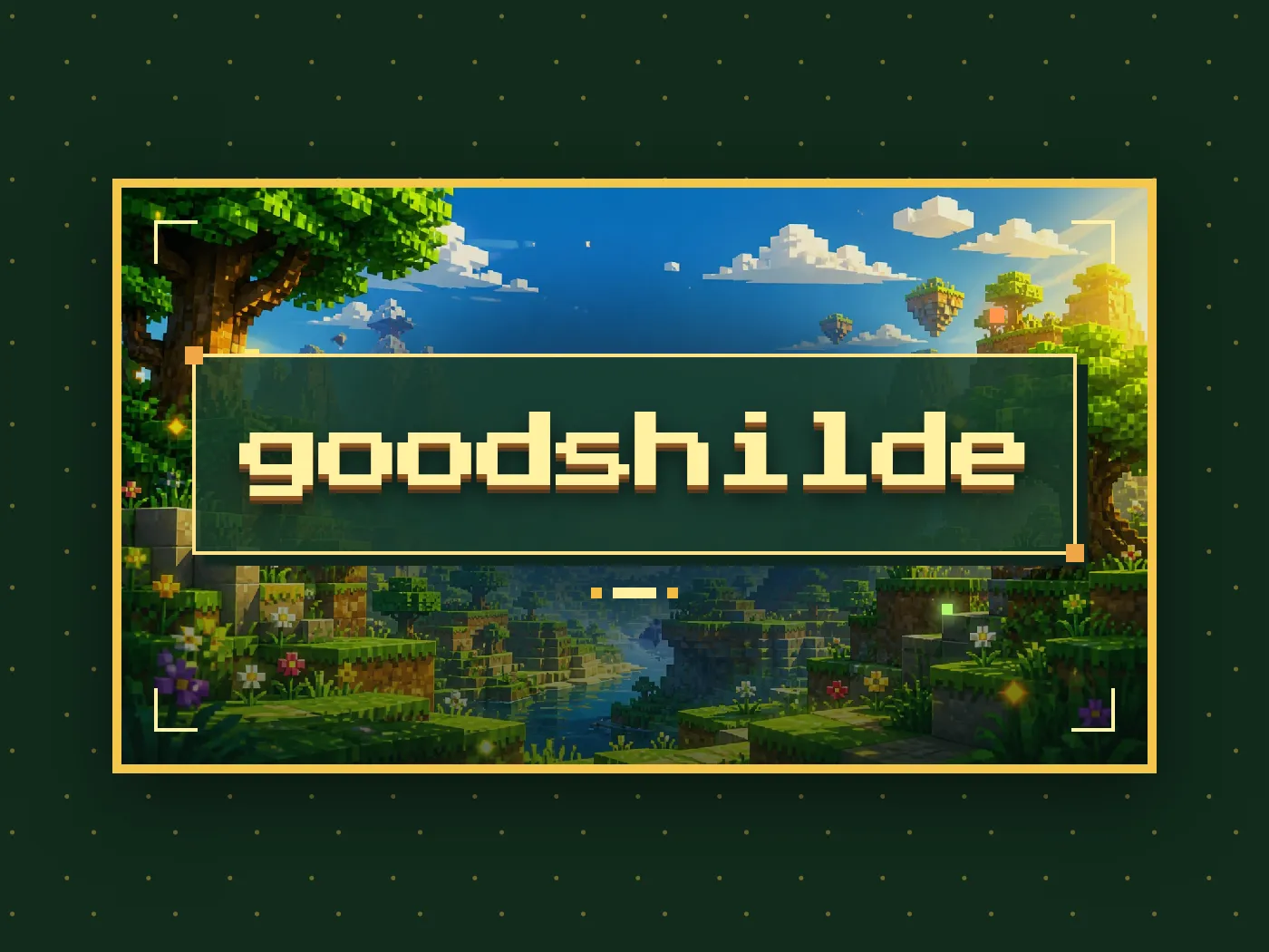 Minecraft Ad Banner