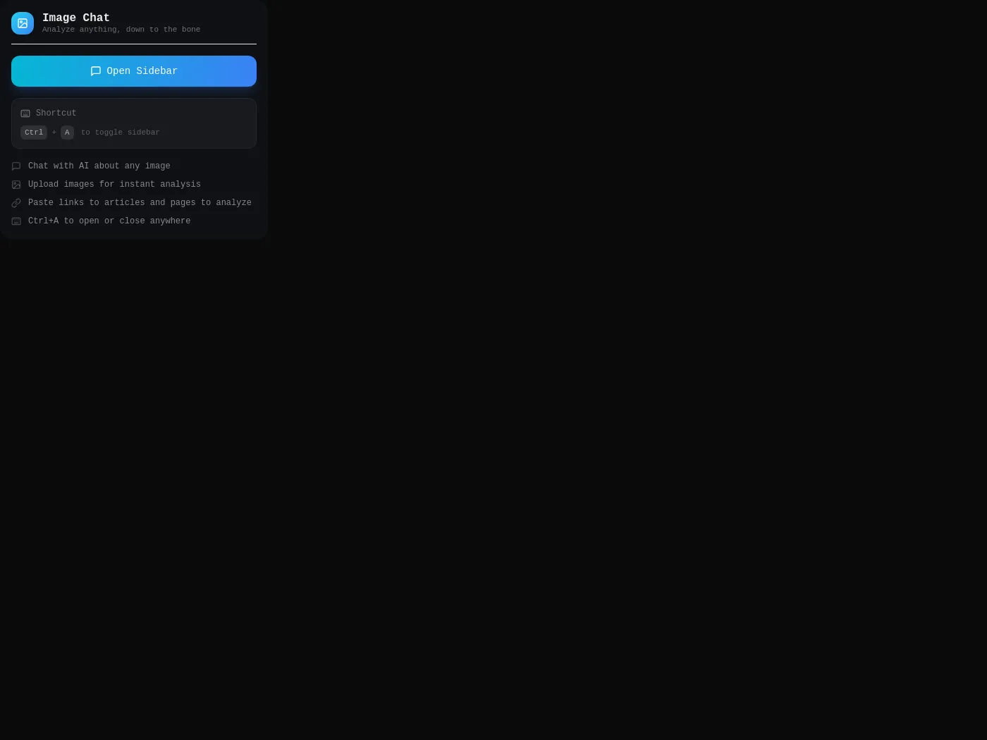 Image Chat Sidebar