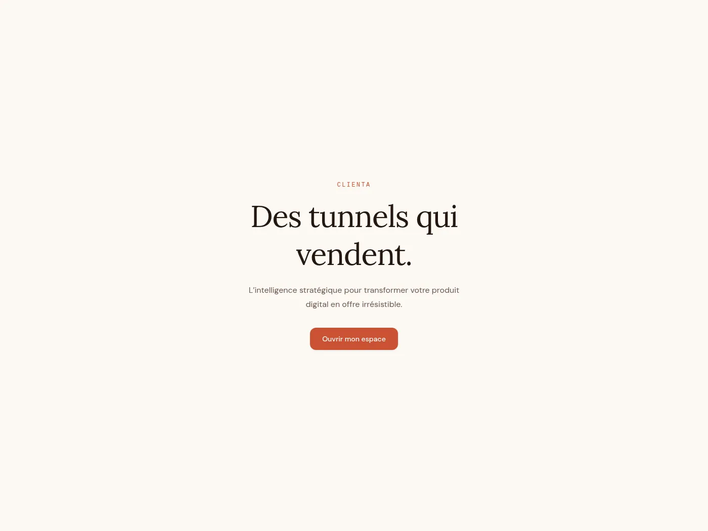 Clienta: AI Sales Funnel Builder