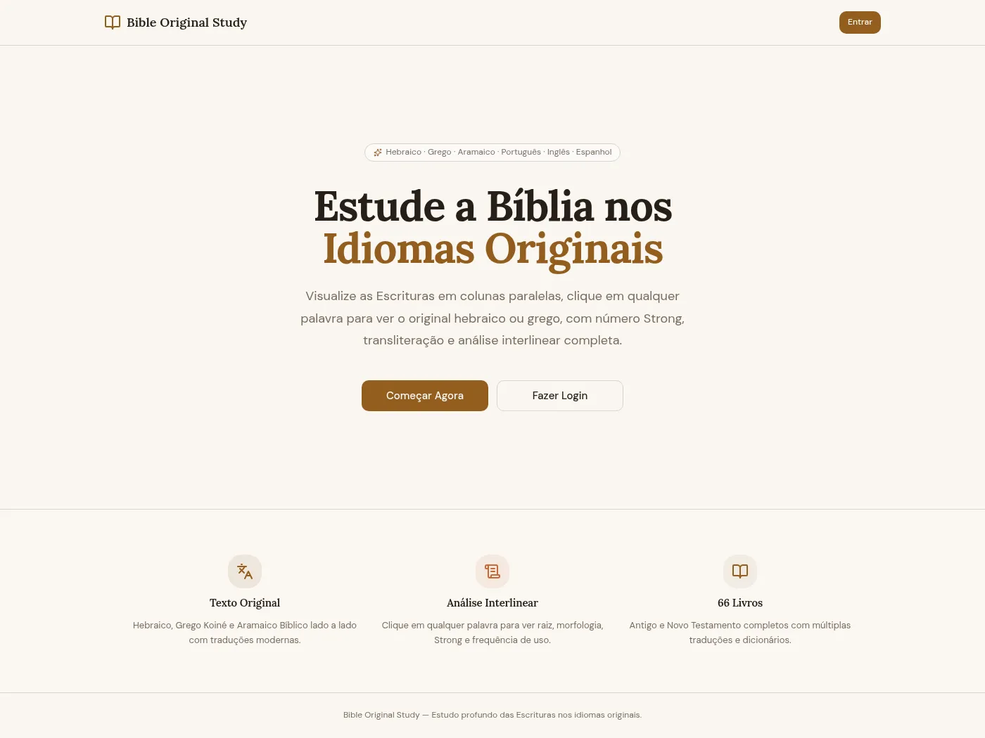 Bible Original Study