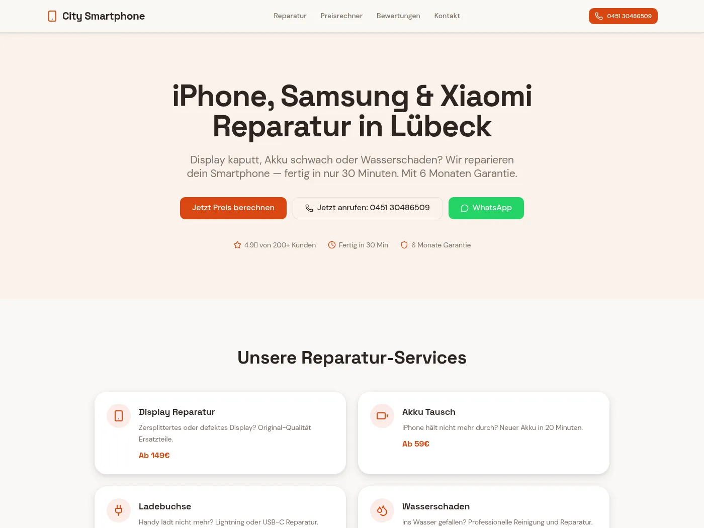 City Phone Repair Page