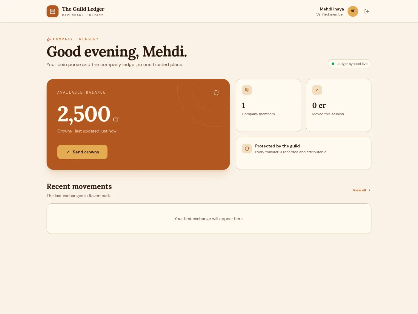 LARP Digital Wallet