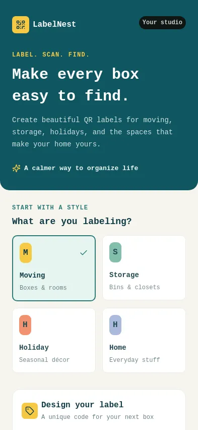 QR Label Studio