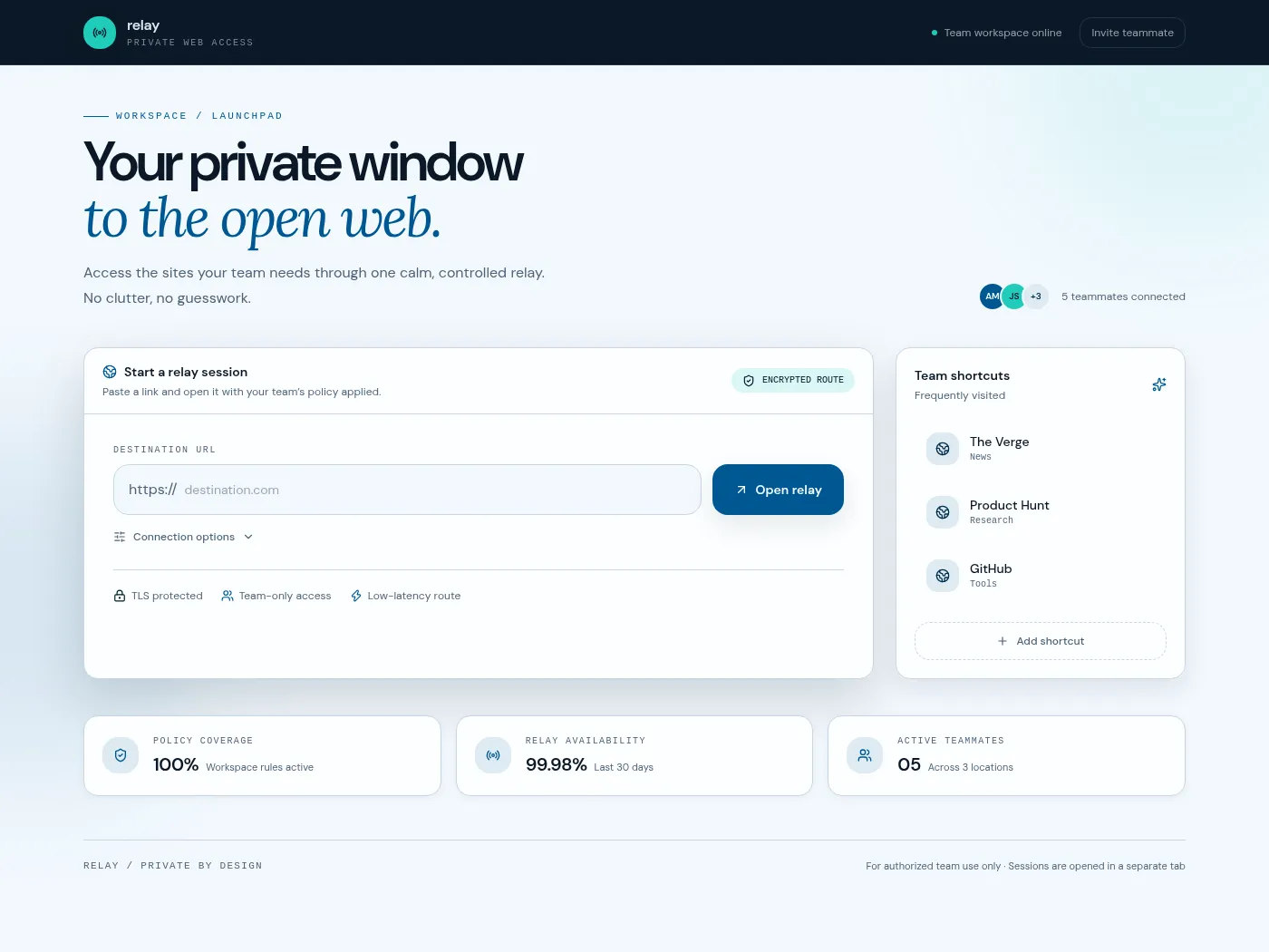 Secure Web Proxy Portal