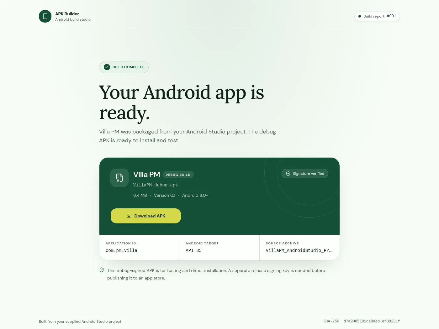 APK Builder Tool