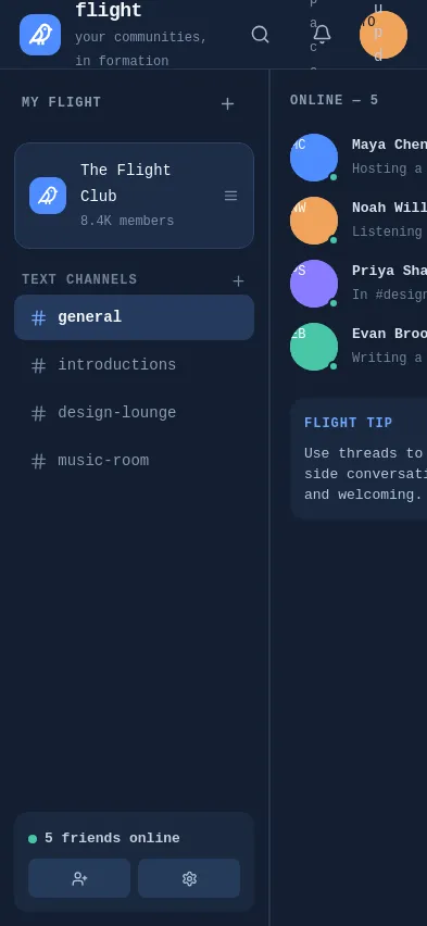 Flight Chat App