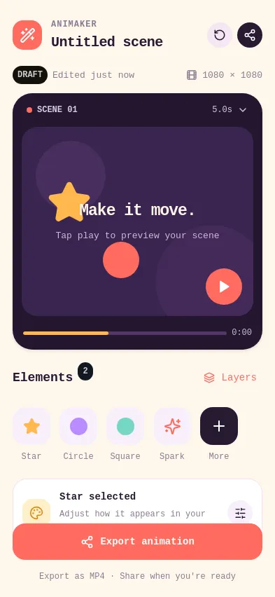 AniMaker Mobile