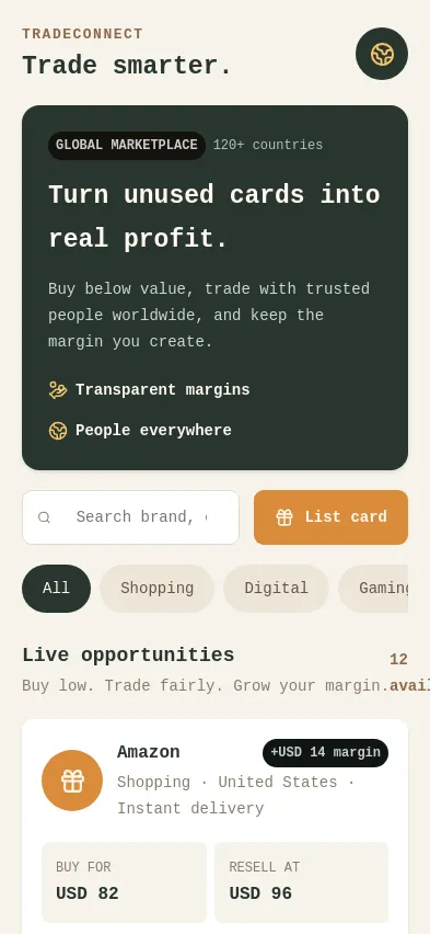 GiftCard TradeConnect
