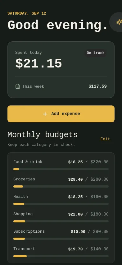 SpendWise Tracker