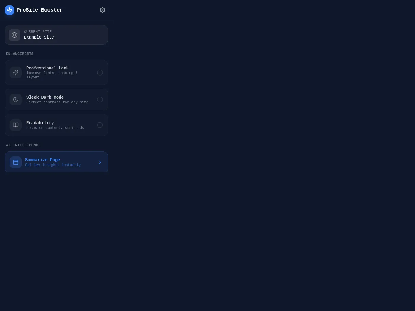 ProSite Booster