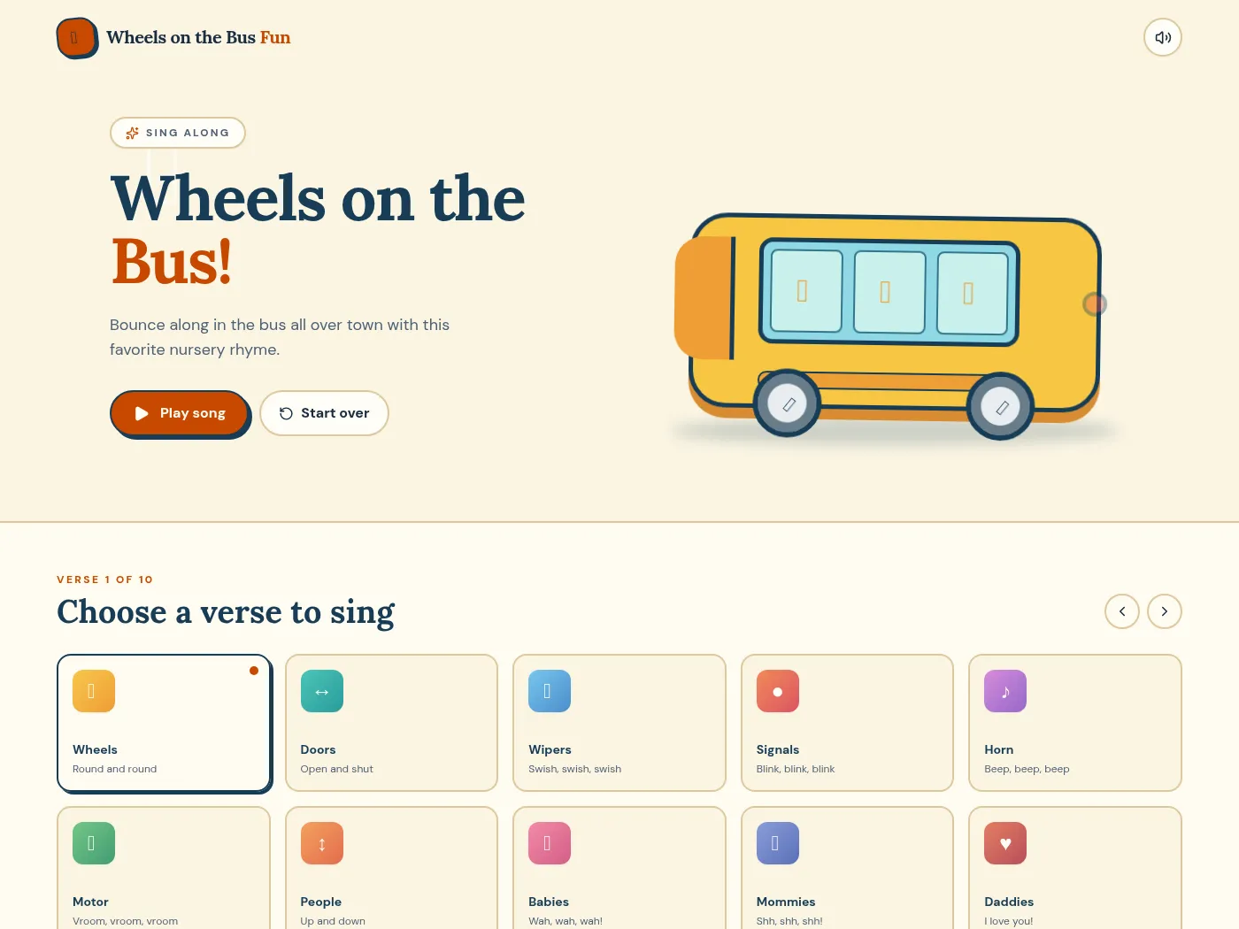 Wheels on the Bus Fun