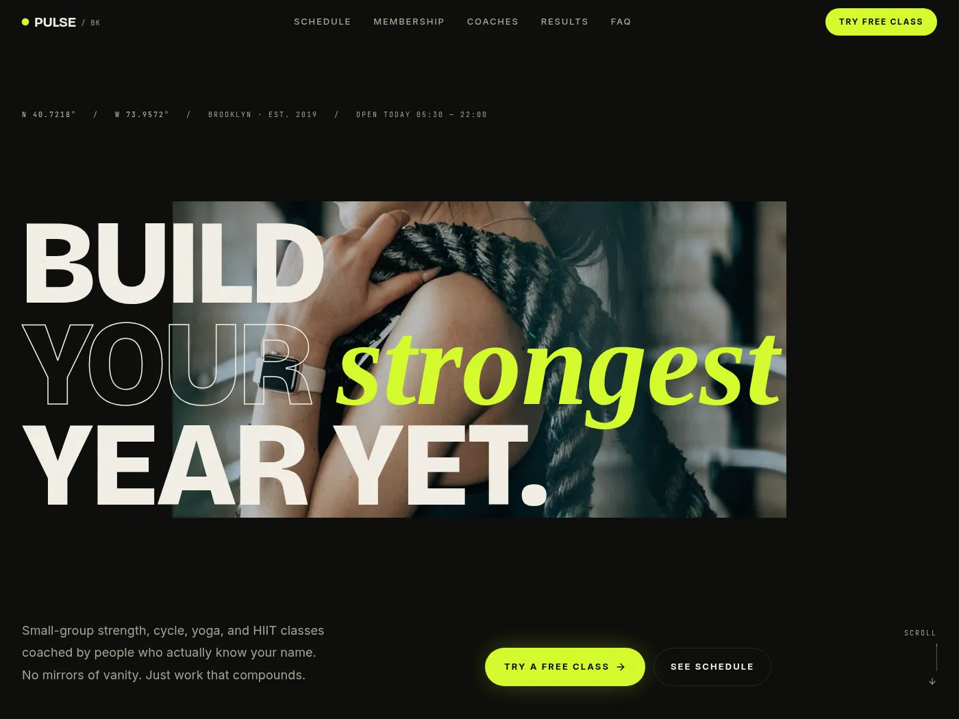 FitStudio Web Experience