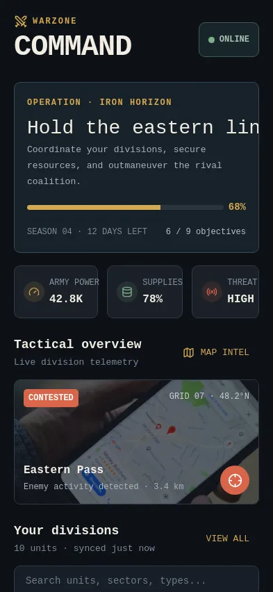 Warzone Strategy 3D