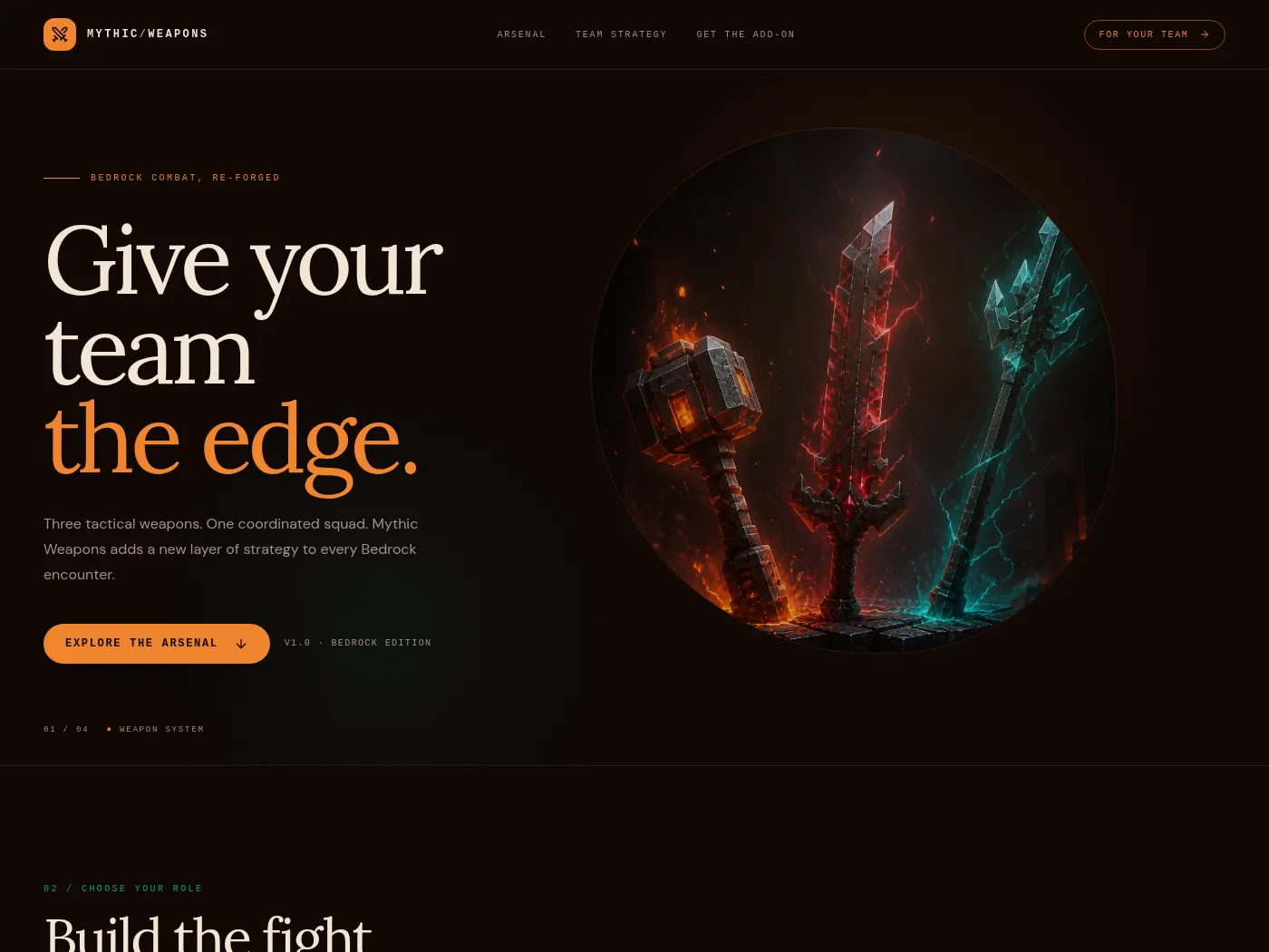 Mythic Weapons Add-On