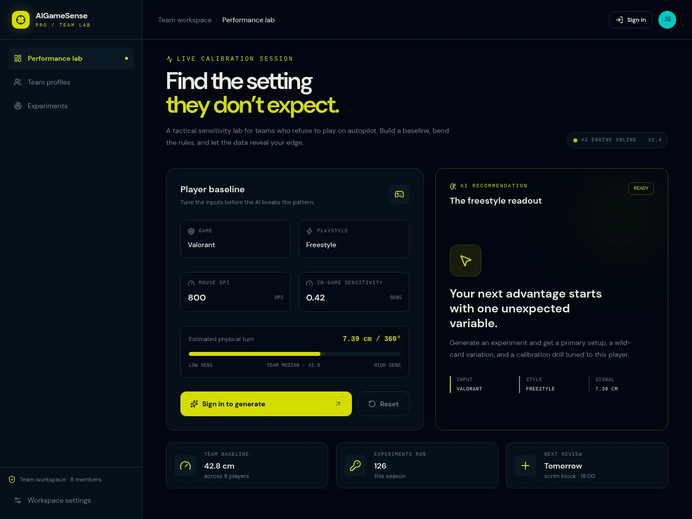 AIGameSense Pro