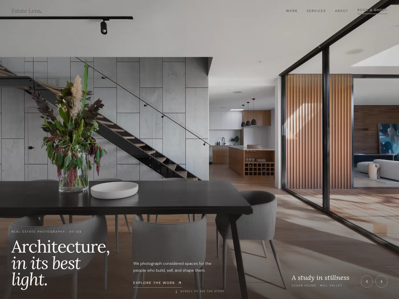 Estate Lens Website