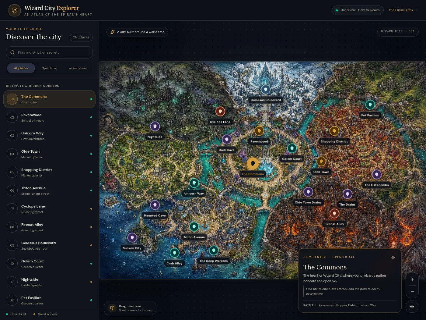 Wizard City Explorer