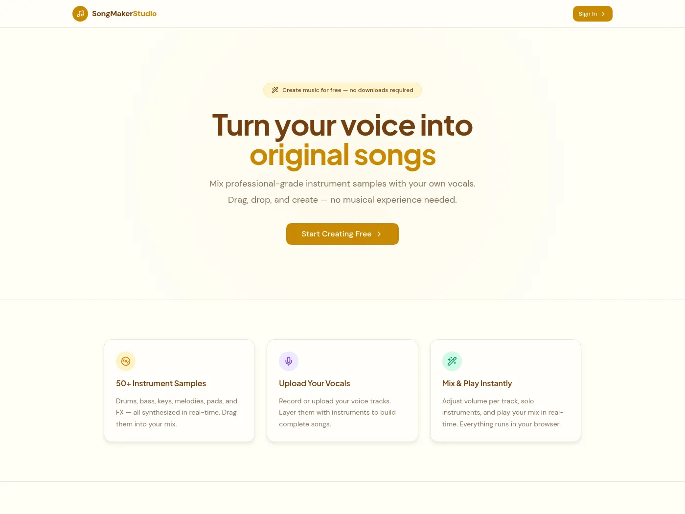 SongMaker Studio