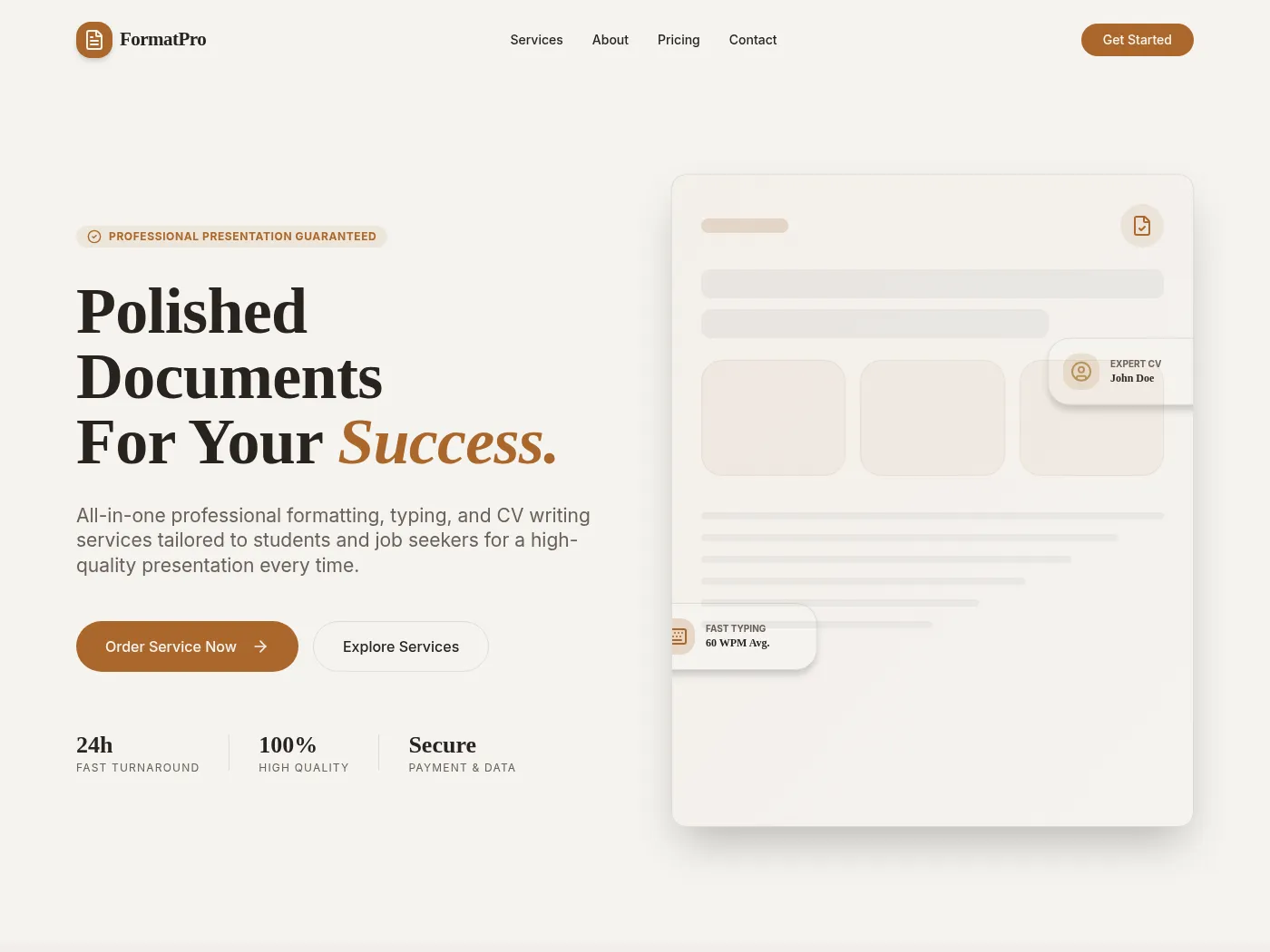 FormatPro Services