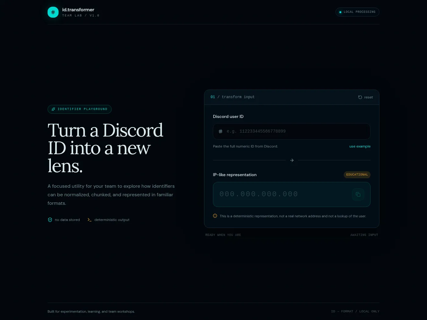Discord ID Transformer